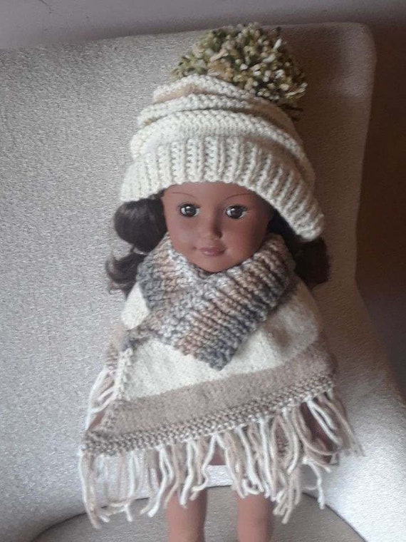 Toys & Games Dolls & Action Figures Toys American Girl doll poncho with ...