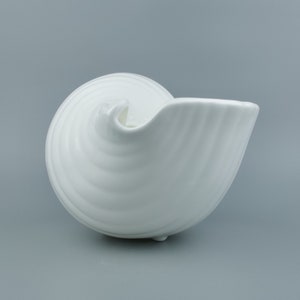 Wedgwood White Lustre Ceramic Conch Shell Bowl Nautilus Collection ...