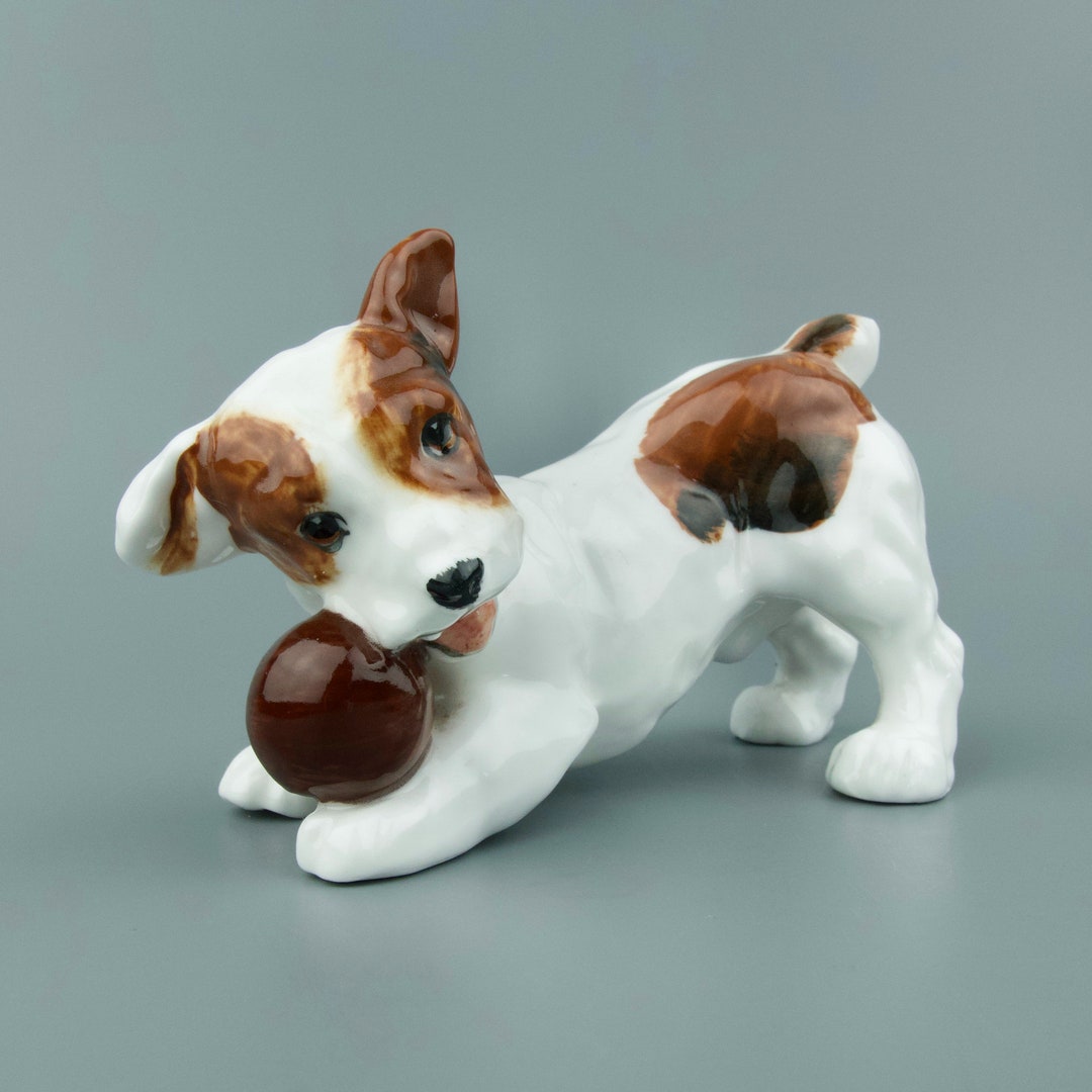 Dog Figurine Royal Doulton Character Dog Figure HN1103 Jack Russell ...