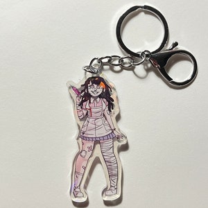 Mikan Tsumiki Danganronpa SDR2 Holographic Keychain 3 Inches - Etsy