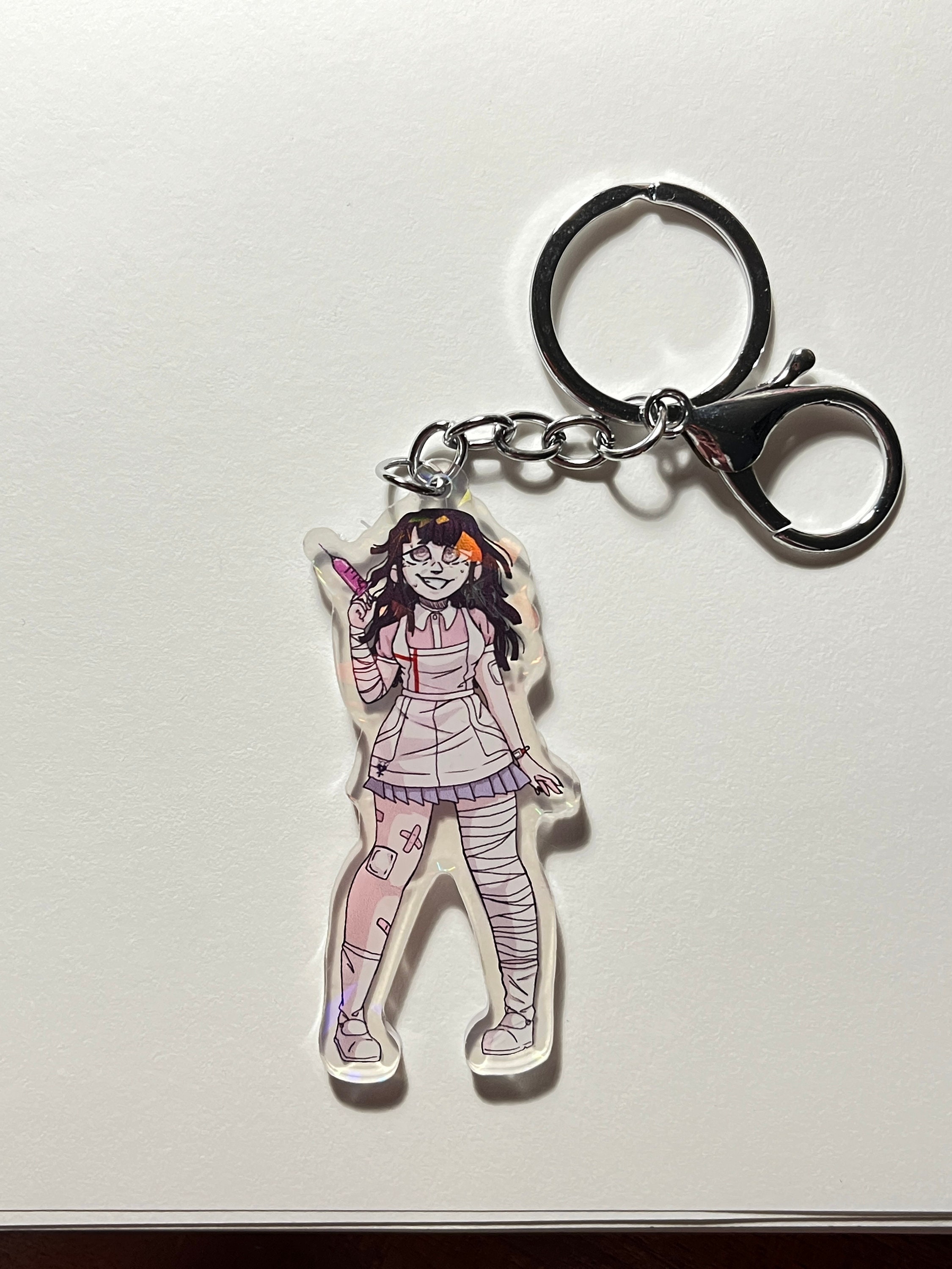 Mikan Tsumiki Danganronpa SDR2 Holographic Keychain 3 Inches - Etsy