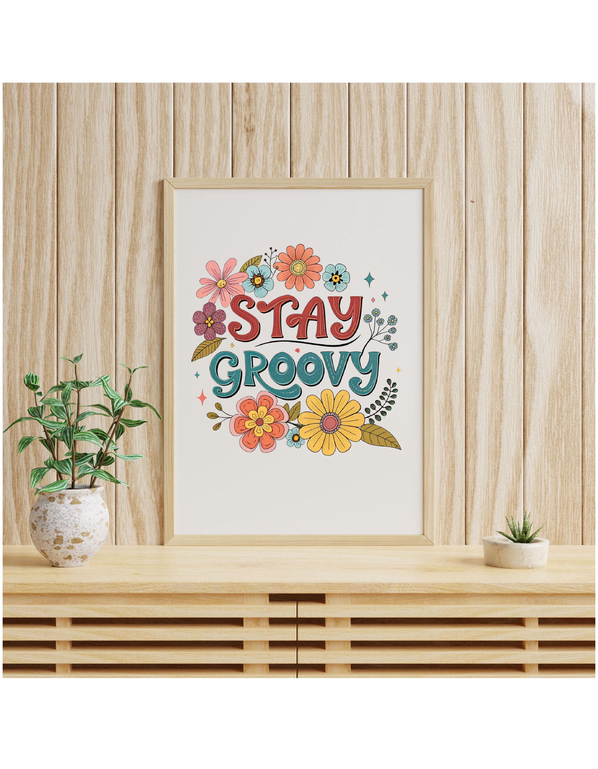 Groovy PNG Bundle | 70s Retro Sublimation Clipart | Hippie Quote ...