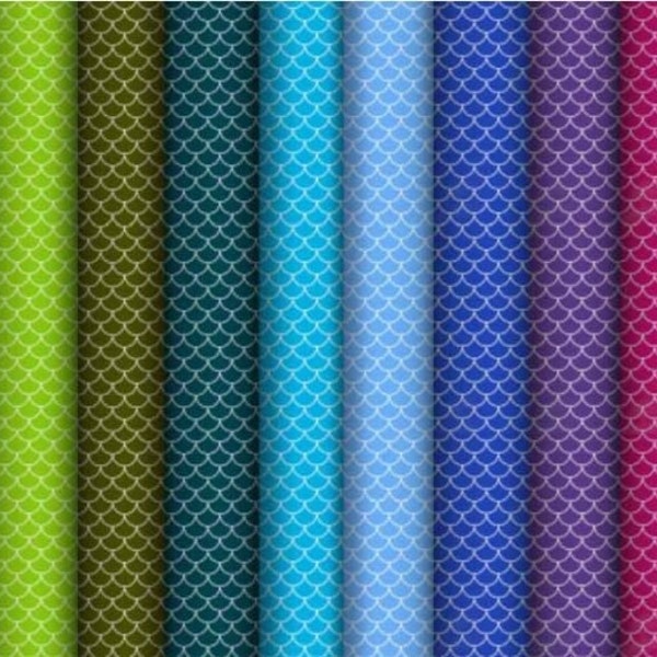 Fish Scale Fabric - Etsy