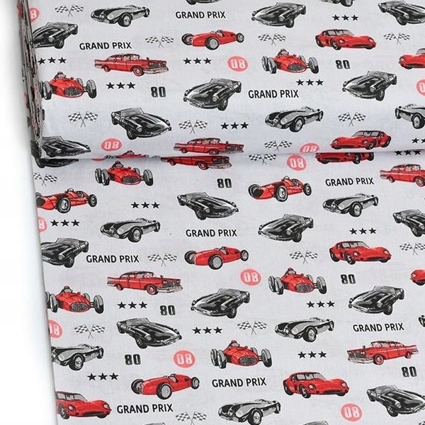 Vintage Car Fabric - Etsy