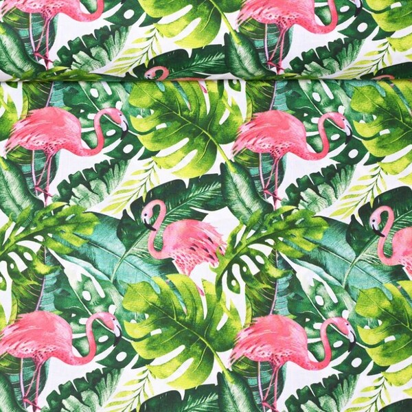 Flamingo Fabric - Etsy