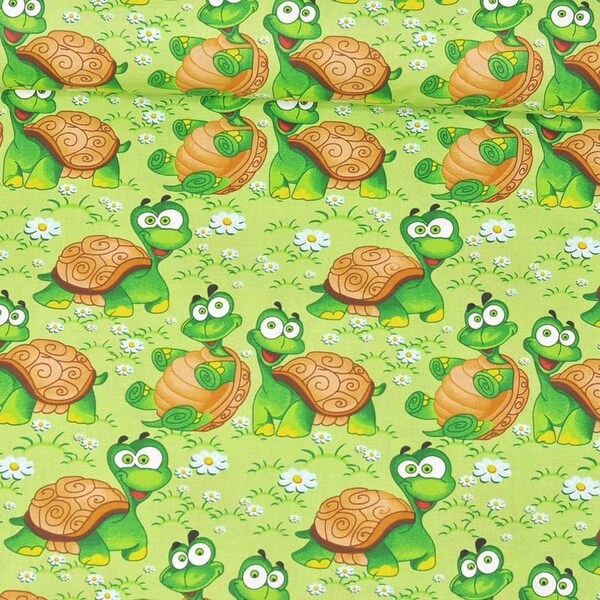 Turtle Fabric - Etsy