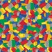 Building Blocks Fabric by the Yard, Construction Toy Bricks Cotton ...