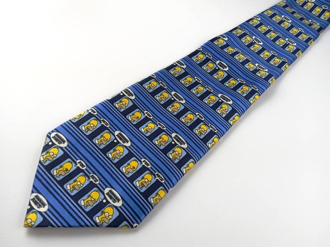 Corbata vintage de Los Simpson corbata de Marks y Spencer - Etsy España
