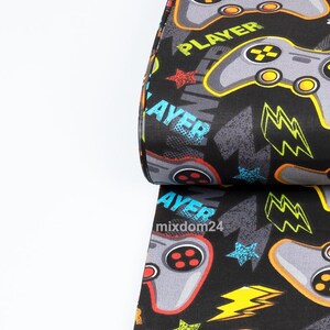 Gamer Cotton Fabric, Gaming Controllers Fabric, Boys Fabric, Gamepad ...