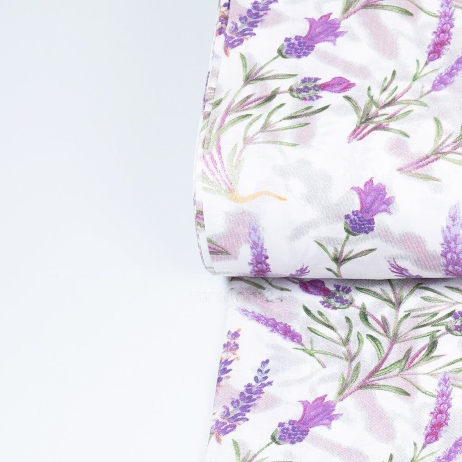 Lavender Print on Cotton Fabric by the Yard Floral Print - Etsy