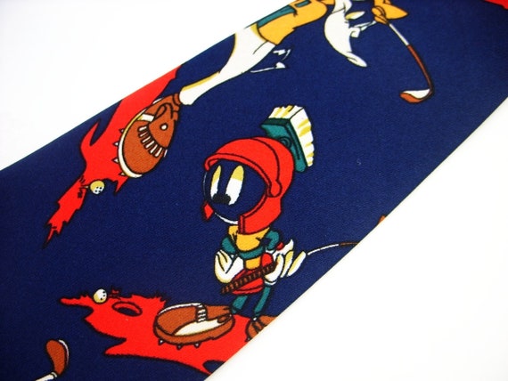 Marvin the Martian tie, Looney Tunes necktie, Sylvest… - Gem Marvin the Martian tie, Looney Tunes necktie, Sylvest… - Gem