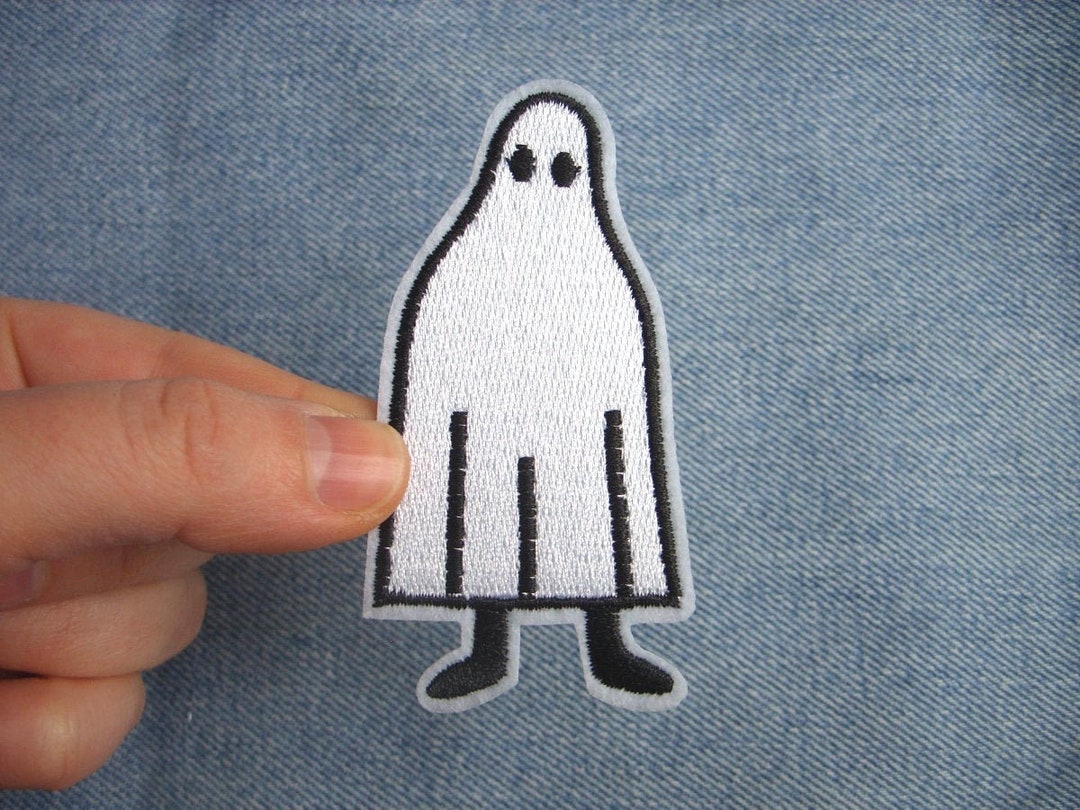Ghost Patch Iron On, Scary Embroidery Patches for Jackets, Backpack Emo ...