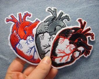 Anatomical Heart Patch - Etsy