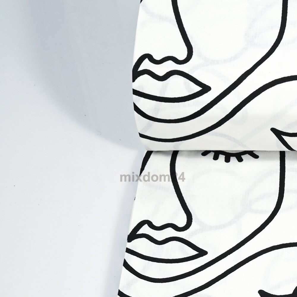 Picasso Fabric by the Yard Cubism Surrealism Modern Art Print - Etsy