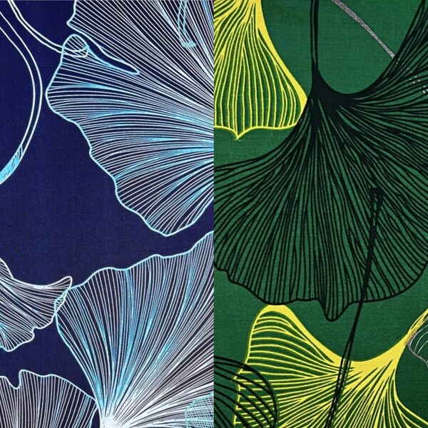 Ginkgo Fabric - Etsy