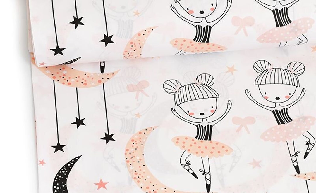 Ballerina Fabric by the Yard Ballet Quilting Cotton Dance - Etsy