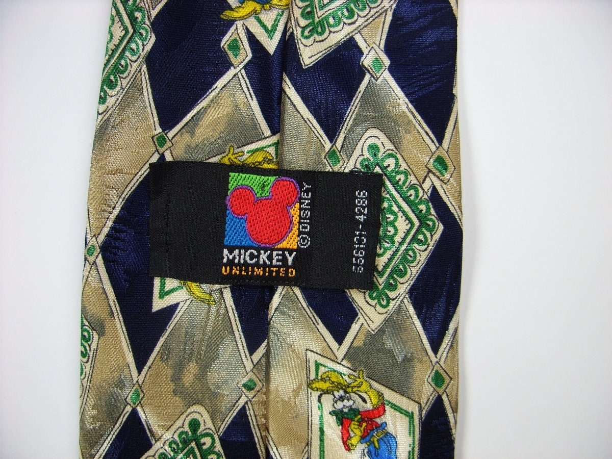 Goofy tie Disney print necktie cowboy print | Etsy