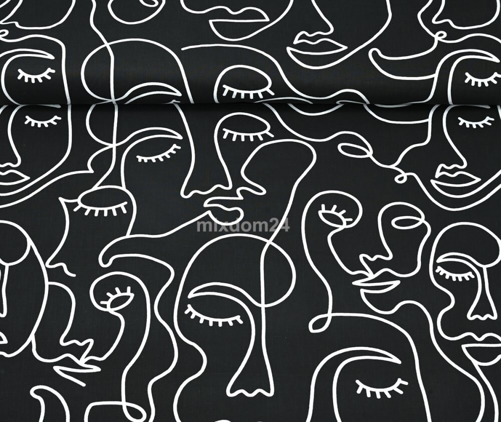 Picasso Fabric by the Yard Cubism Surrealism Modern Art Print - Etsy