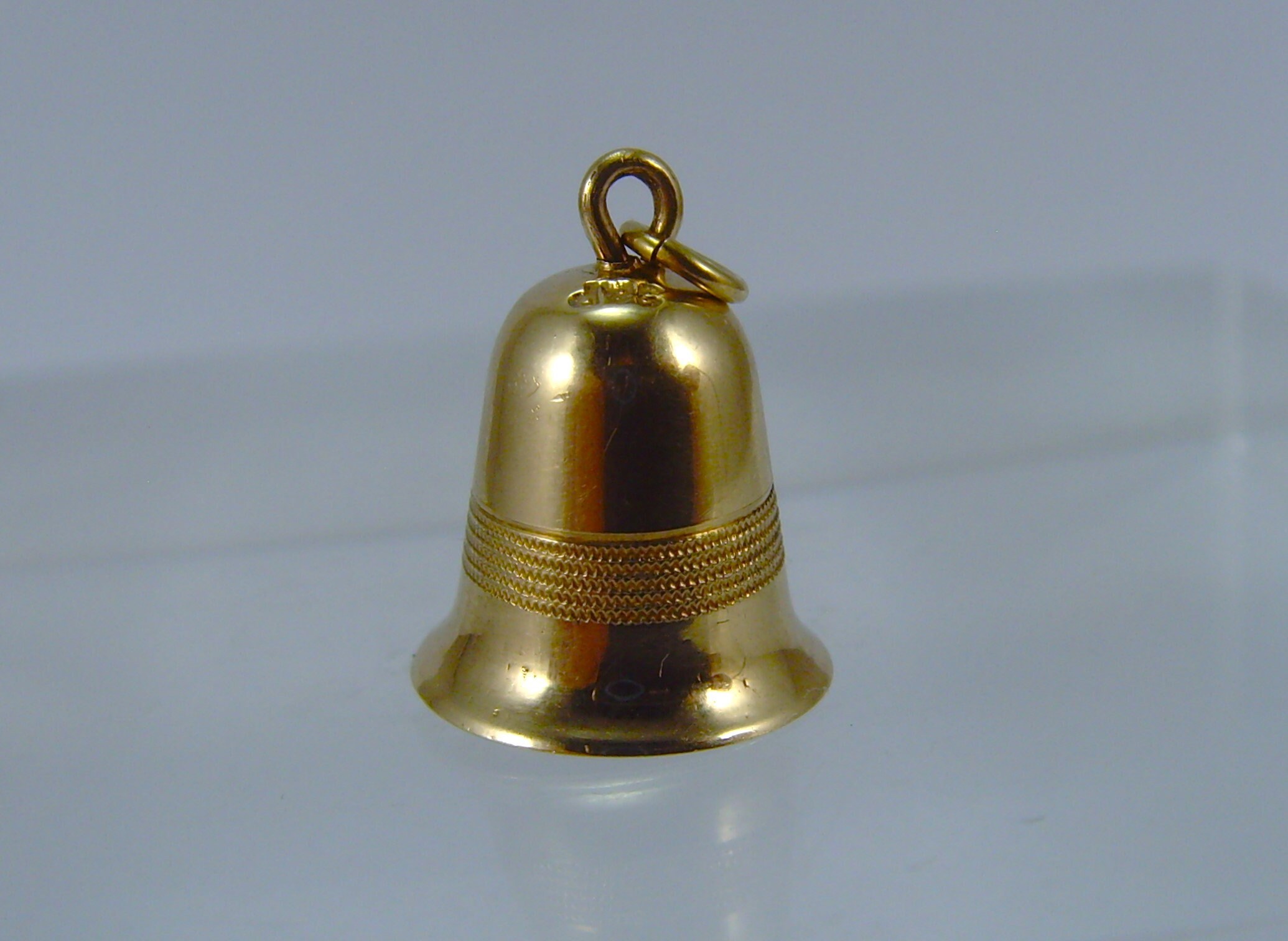 Vintage 9ct Gold 1960s Tinkling Bell Charm - Etsy