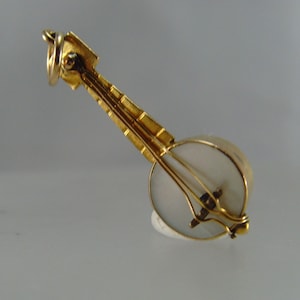 Antique Victorian 9ct Gold and Mother of Pearl Banjo Charm - Etsy