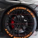 Tyre Smart Lettering Car Stickers Custom Text Motorcycle Decor ...