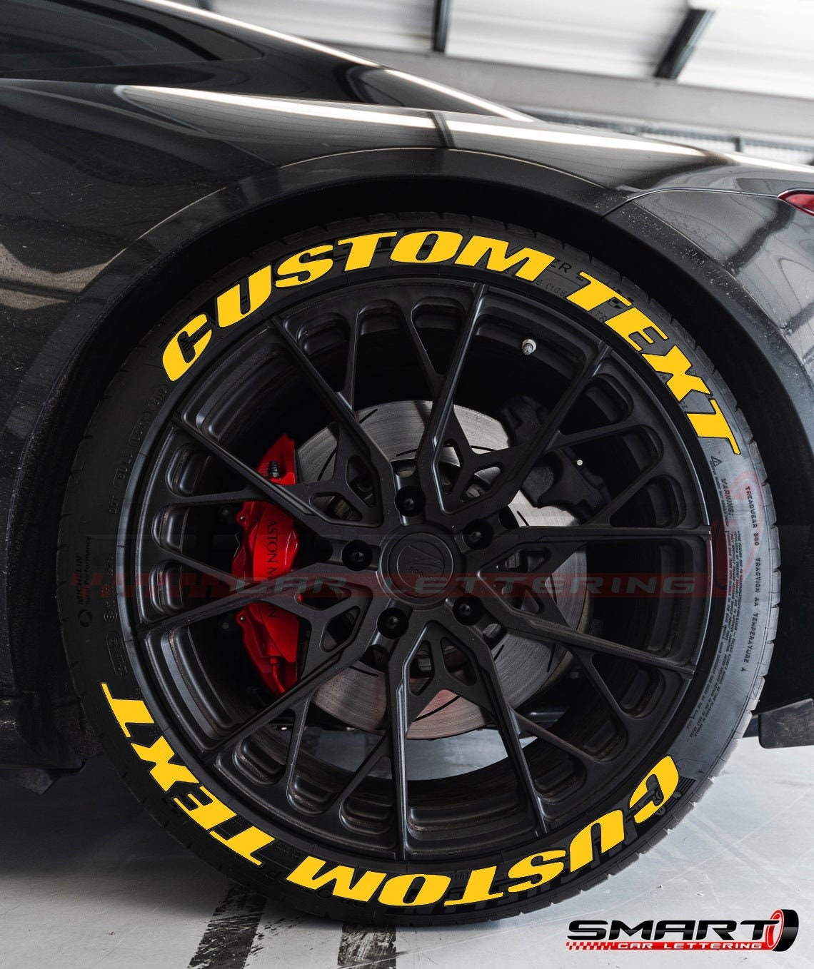 Tyre Smart Lettering Car Stickers Custom Text Motorcycle Decor ...