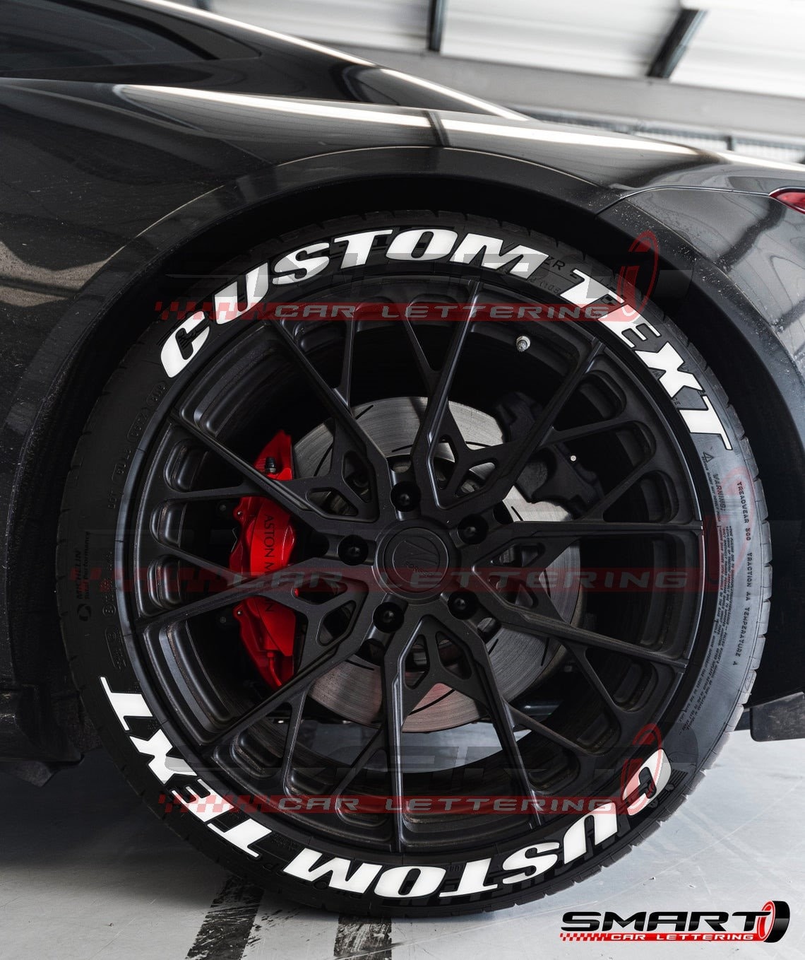 Tyre Smart Lettering Car Stickers Custom Text Motorcycle Decor ...