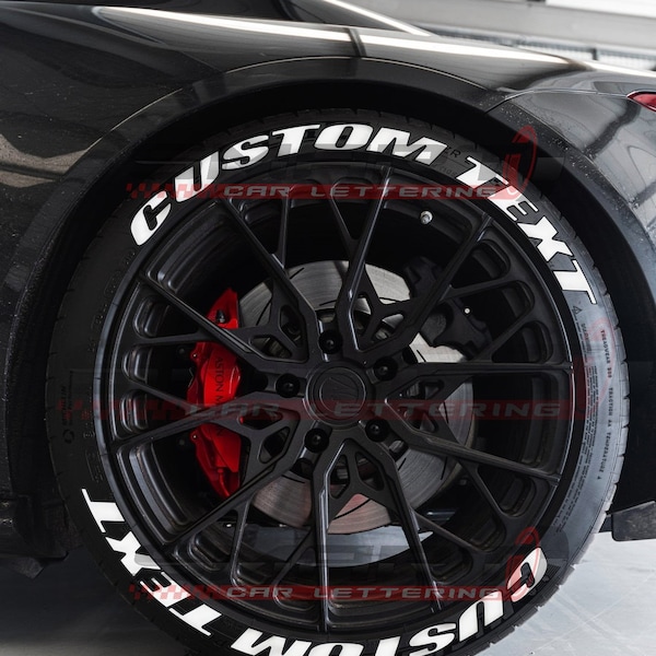 Custom Car Tire Stickers - Etsy UK