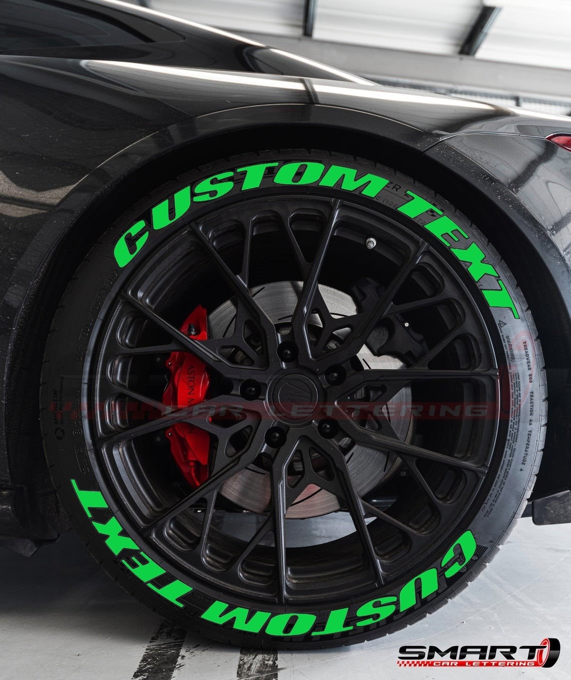Tyre Smart Lettering Car Stickers Custom Text Motorcycle Decor ...
