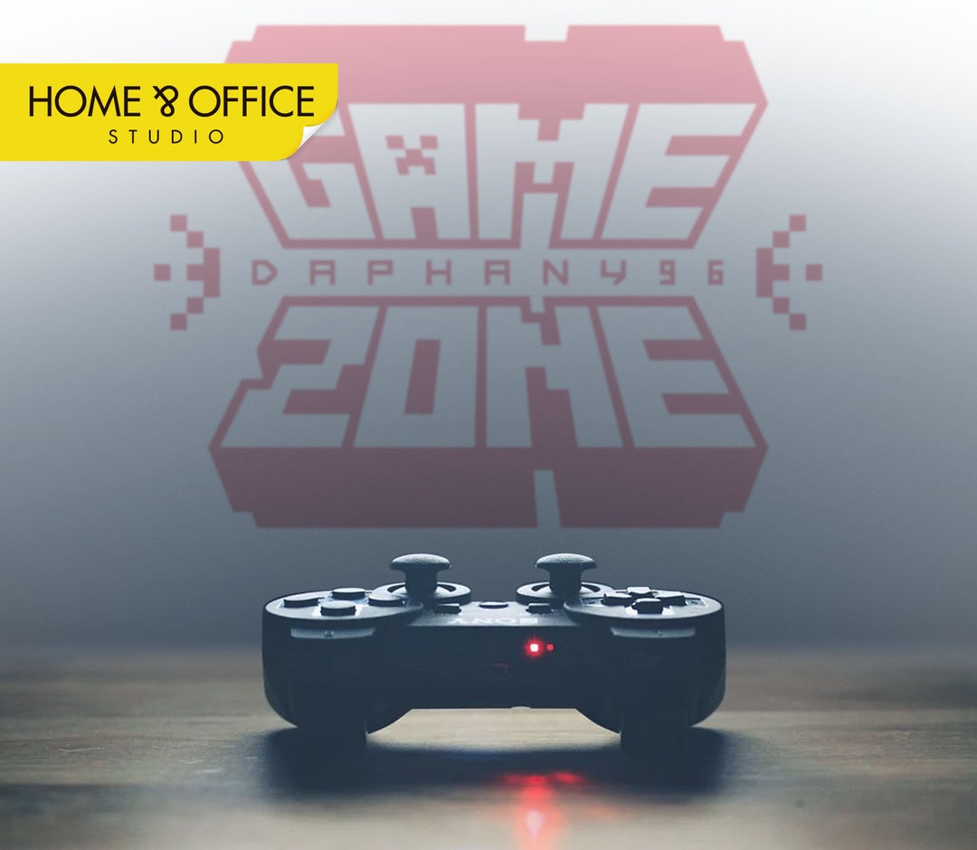 Personalized Game Zone Decal for Wall, Wall Decal for Boys Room, Game ...