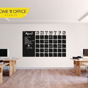 Dry Erase Wall Calendar With Memo, Chalkboard Wall, Weekly Planner ...