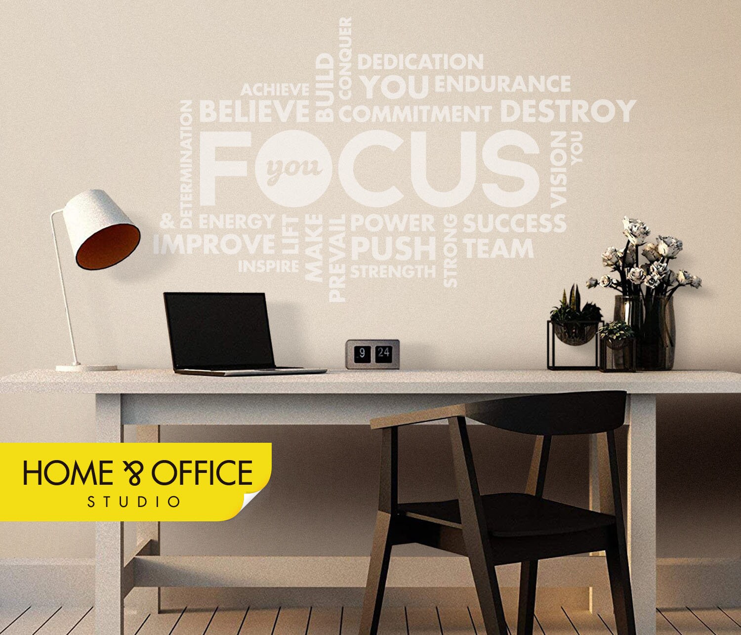 Office Wall Decor, Gym Wall Decal, Classroom Wall Decal, Inspirational ...