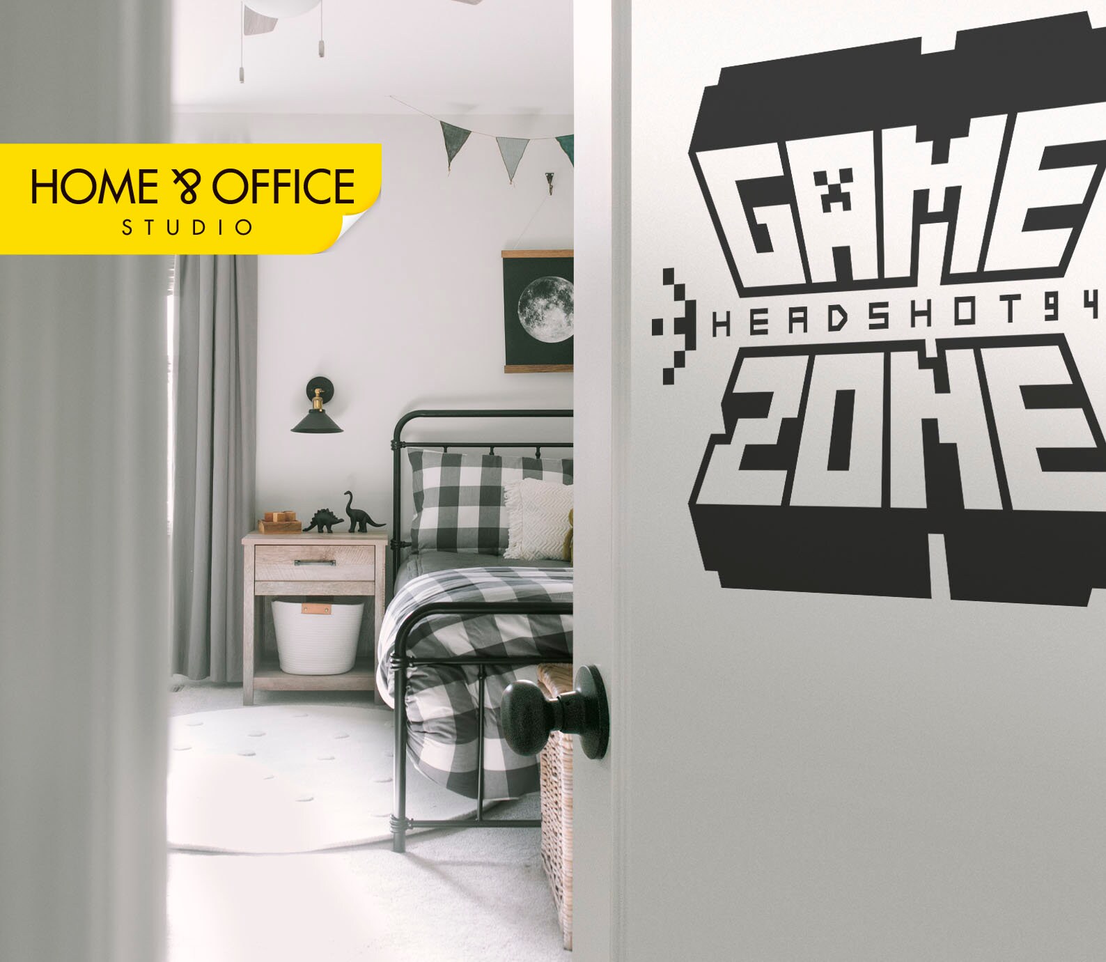 Personalized Game Zone Decal for Wall, Wall Decal for Boys Room, Game ...