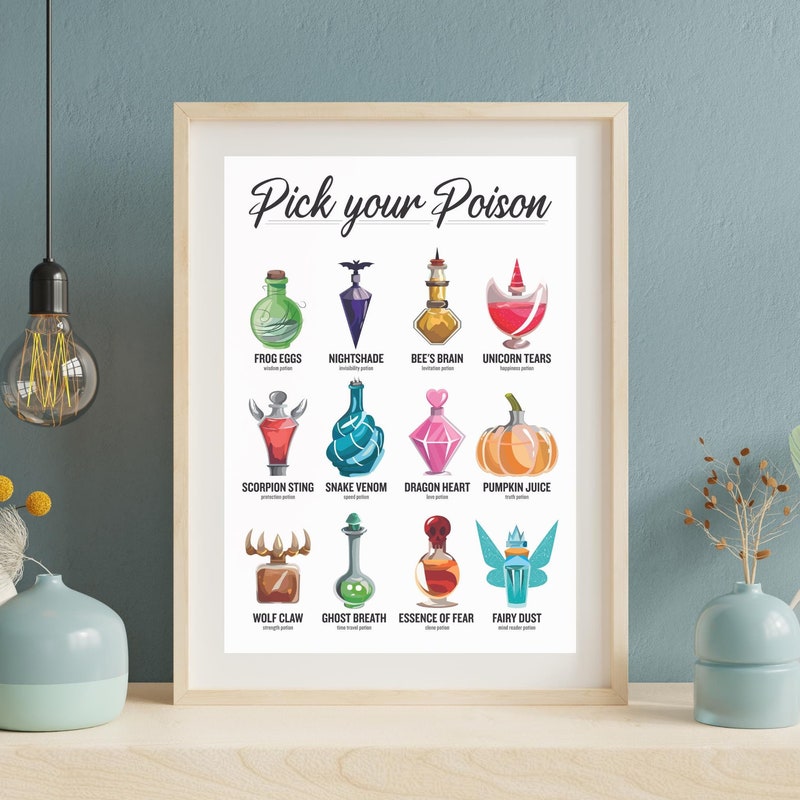 Magic Potion Sign - Etsy