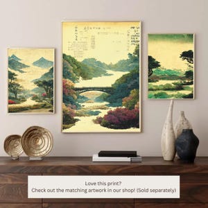 Vintage Japanese Print, Tsuchiya Koitsu Landscape Wall Art, Japandi ...