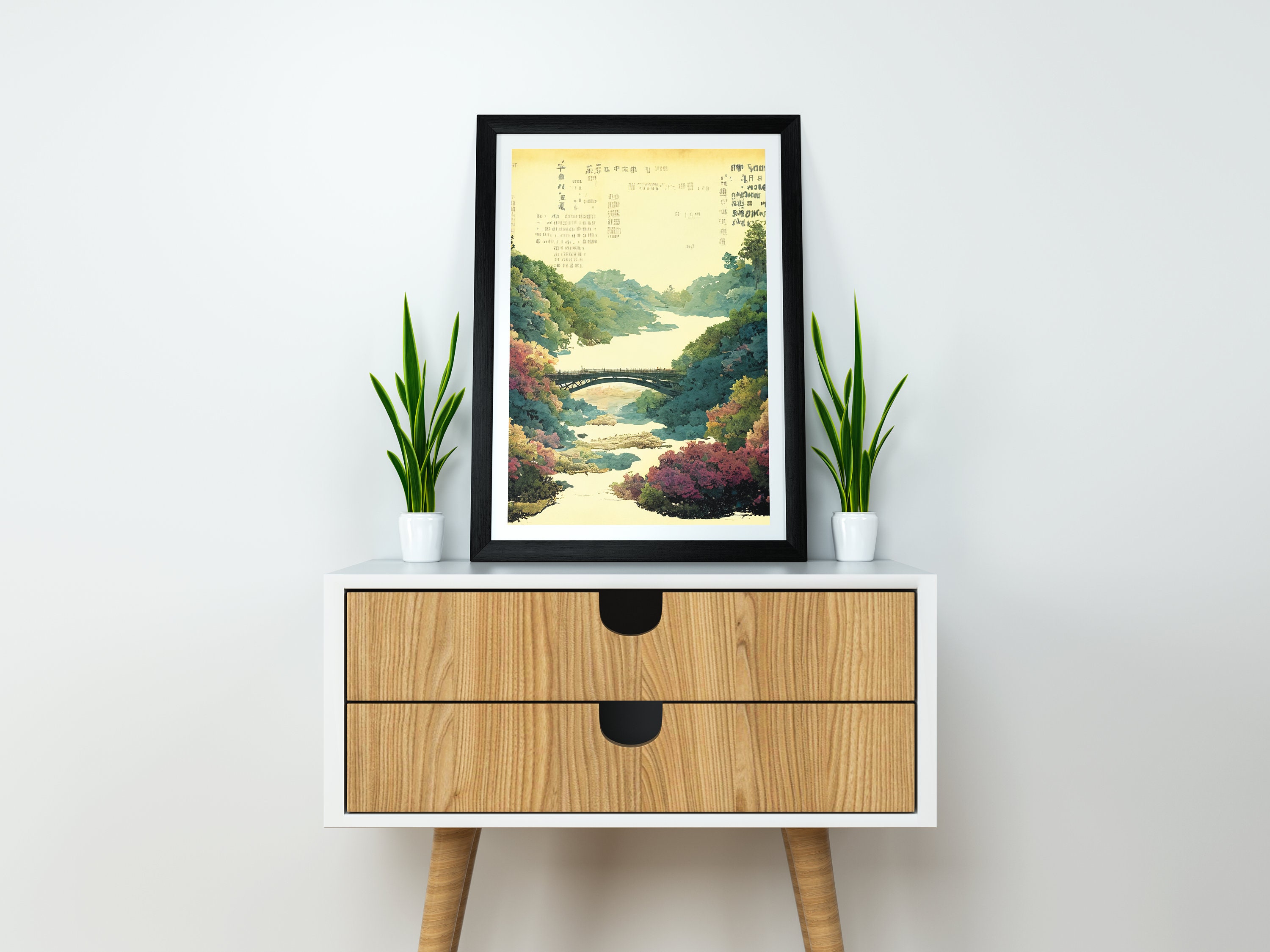 Vintage Japanese Print, Tsuchiya Koitsu Landscape Wall Art, Japandi ...