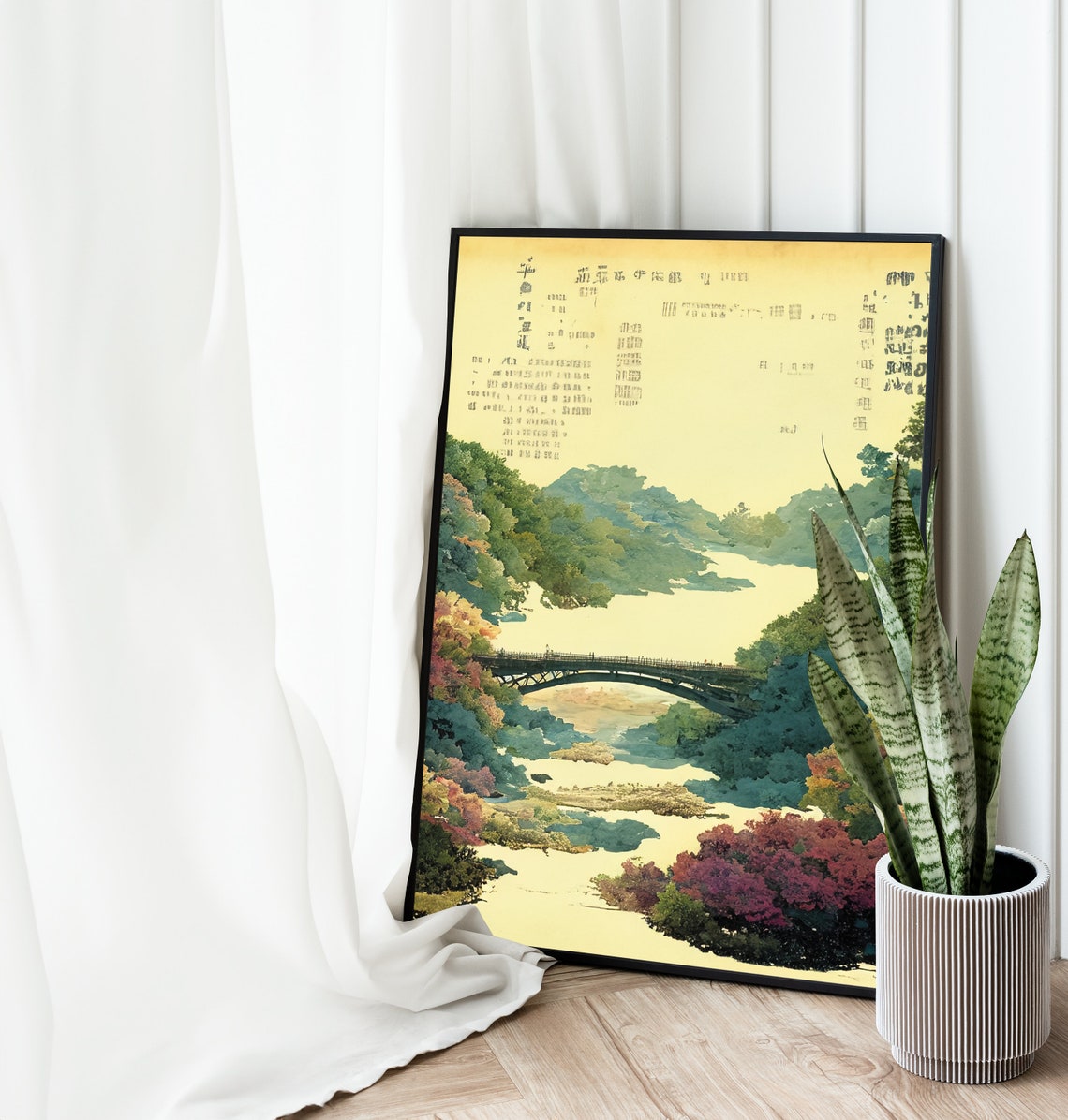 Vintage Japanese Print, Tsuchiya Koitsu Landscape Wall Art, Japandi ...