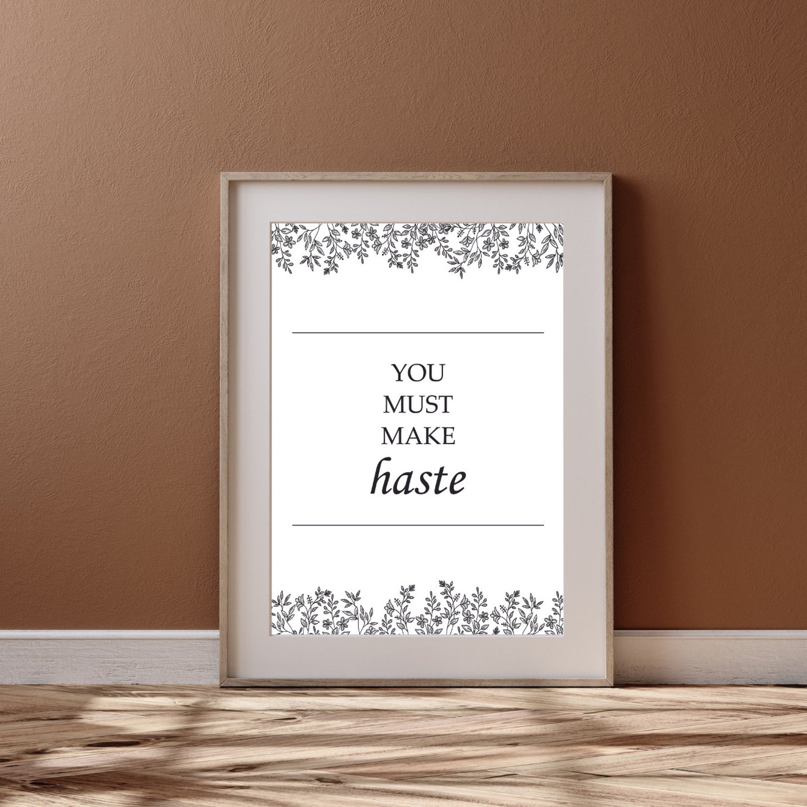 Bridgerton Inspired Printable Poster 'you Must Make Haste' Lady ...