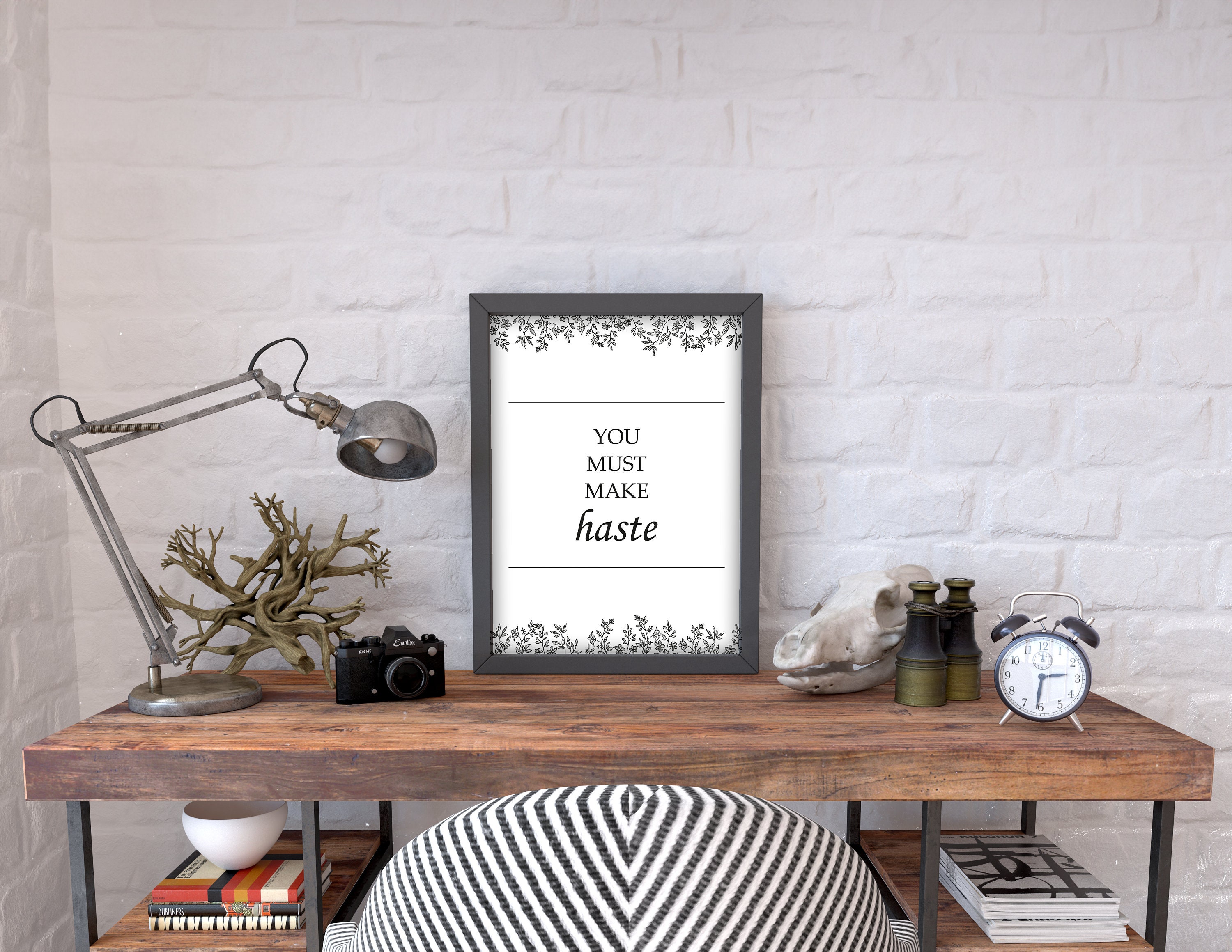 Bridgerton Inspired Printable Poster 'you Must Make Haste' Lady ...