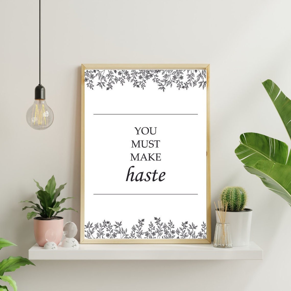 Bridgerton Inspired Printable Poster 'you Must Make Haste' Lady ...