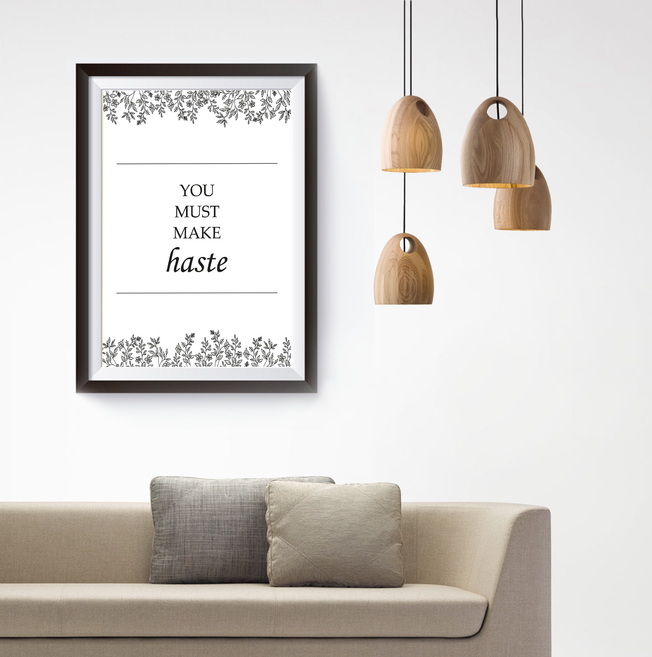 Bridgerton Inspired Printable Poster 'you Must Make Haste' Lady ...