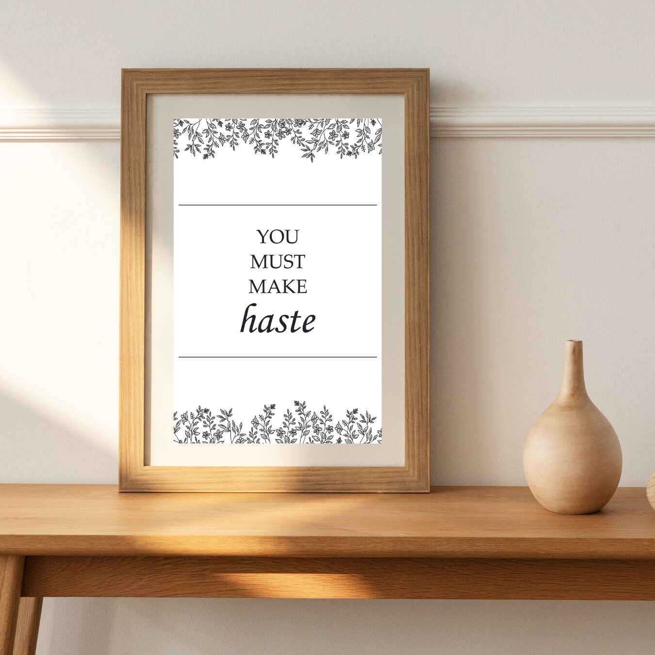 Bridgerton Inspired Printable Poster 'you Must Make Haste' Lady ...