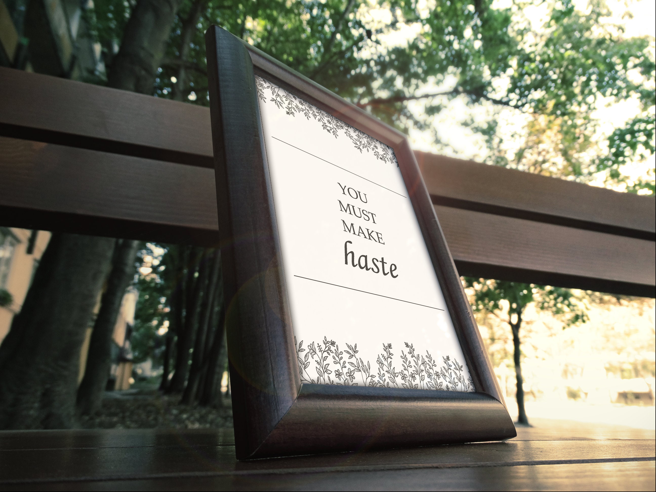 Bridgerton Inspired Printable Poster 'you Must Make Haste' Lady ...