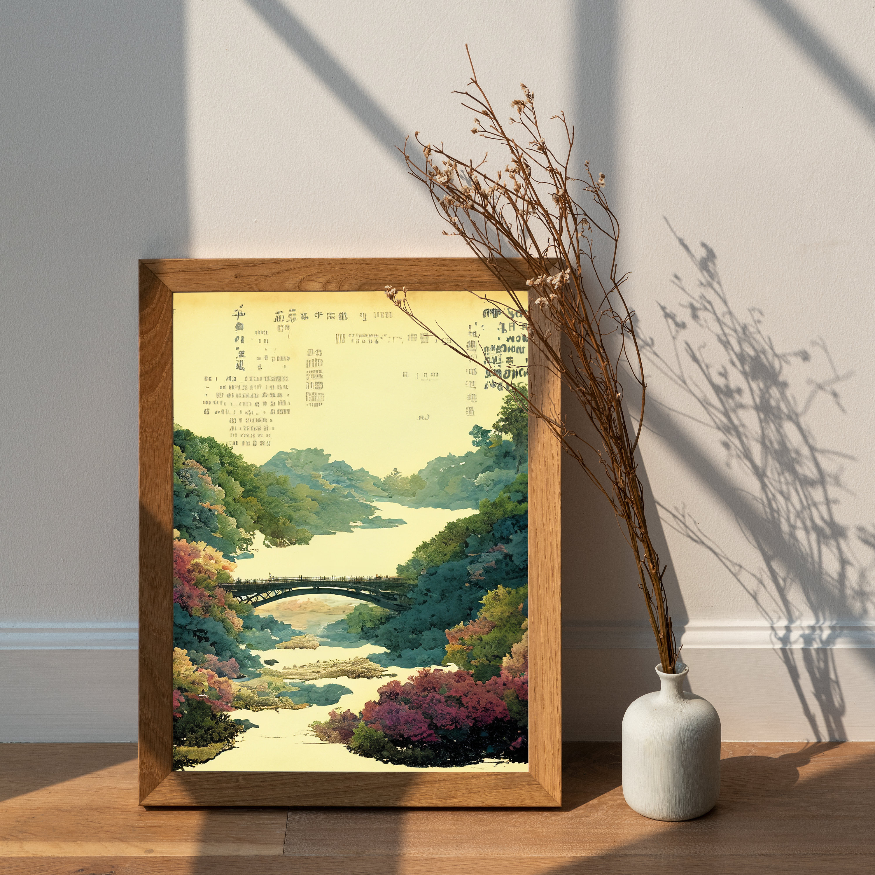 Vintage Japanese Print, Tsuchiya Koitsu Landscape Wall Art, Japandi ...
