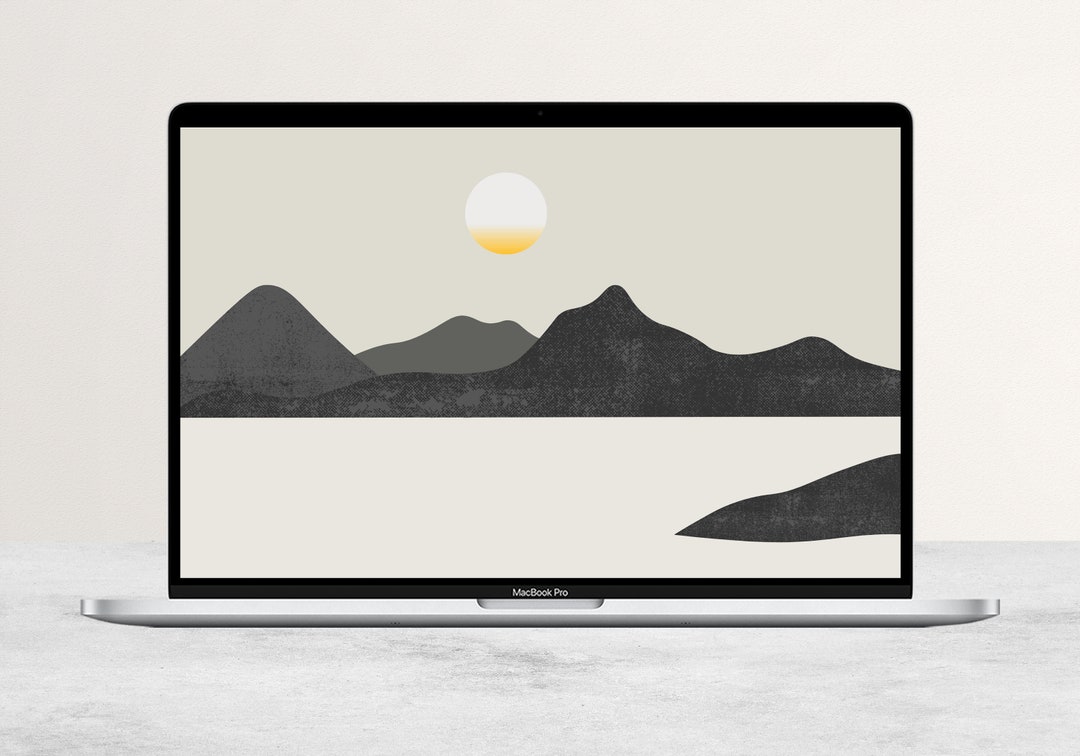 Abstract Boho Laptop Wallpaper Neutral Laptop Background Boho Laptop ...
