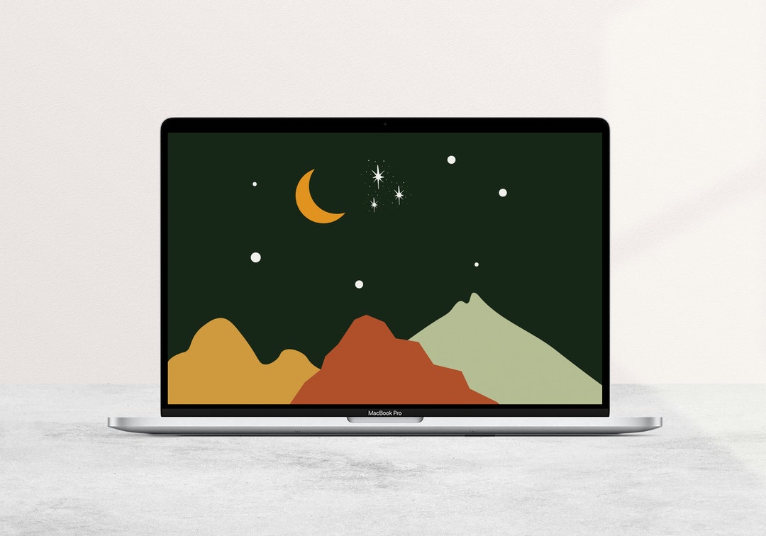 Abstract Laptop Wallpaper Boho Laptop Background MacBook Wallpaper ...
