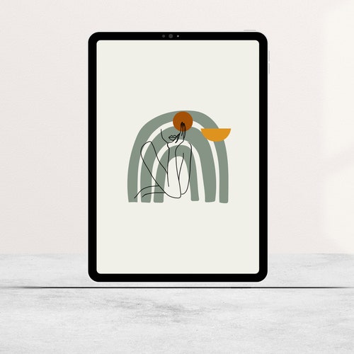Boho Abstract Ipad Wallpaper - Etsy