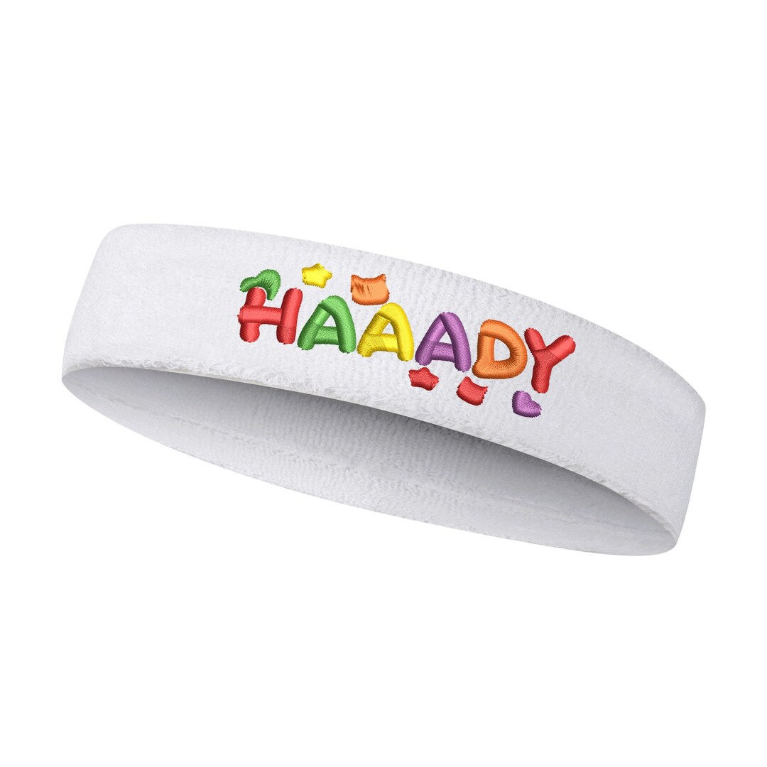 Gyaru Accessory, Embroidered Headband, Haaady Gyaru, 90s Fashion ...