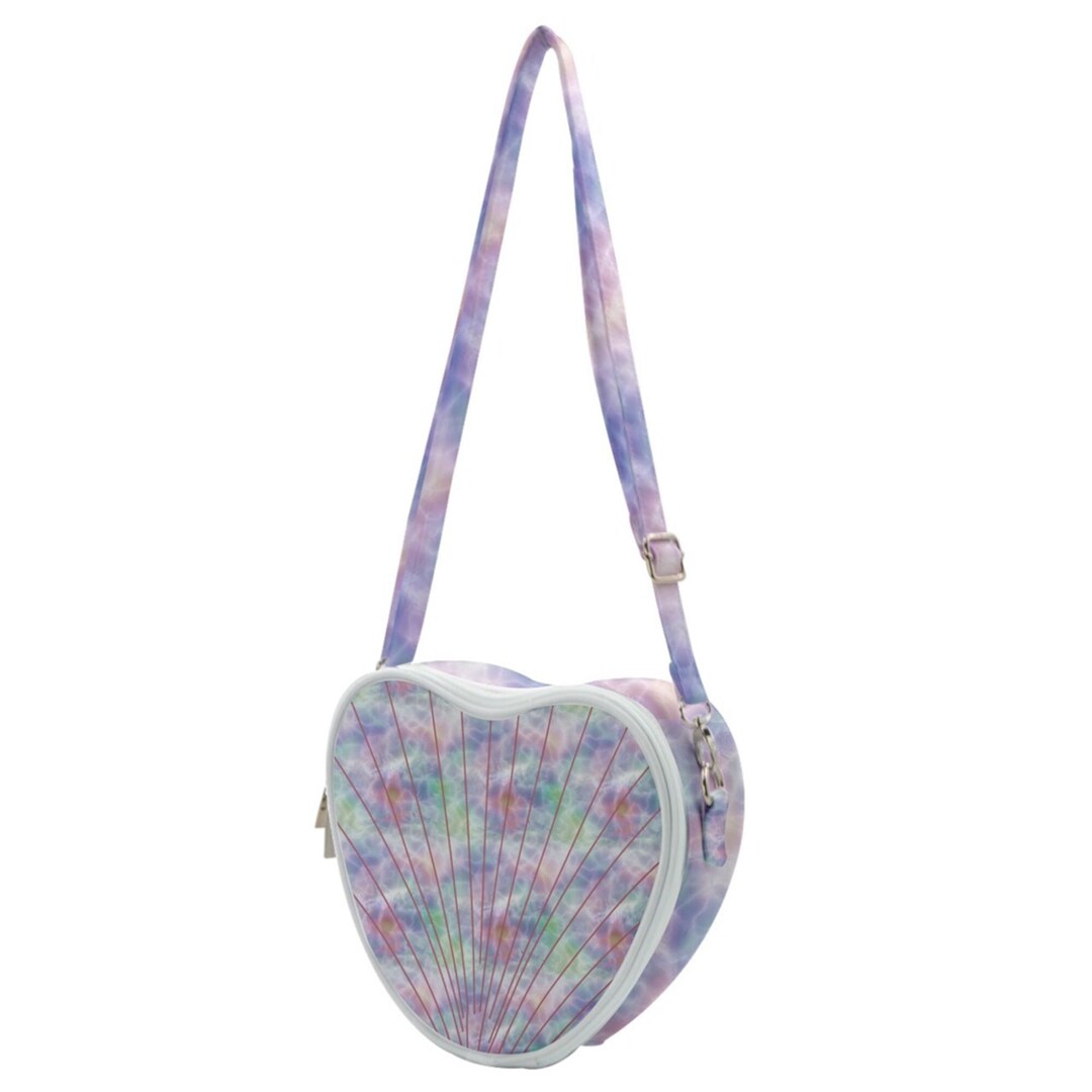 Mermaid Shell Bag Heart Shaped Handbag Pastel Goth Aesthetic Fairycore ...