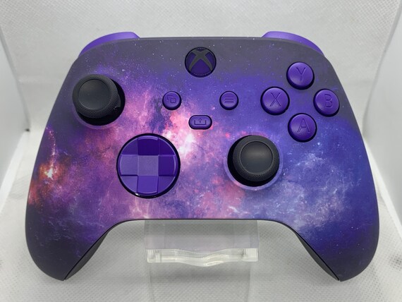 Blue LED Mod* Xbox One Elite Series 2 Controller Custom Carbon Fibre ...